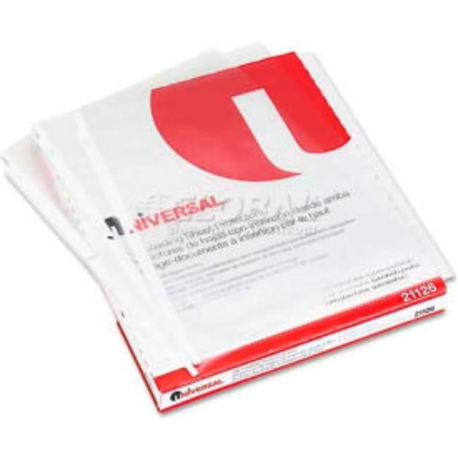 Universal B1428116 Top-Load Poly Sheet Protectors - Standard Gauge ...
