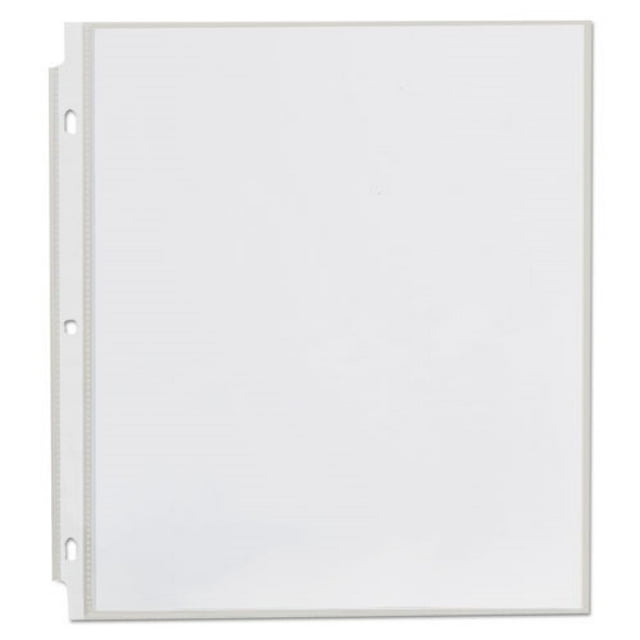 Universal Top-Load Poly Sheet Protectors, Standard, Letter, Clear, 100 ...
