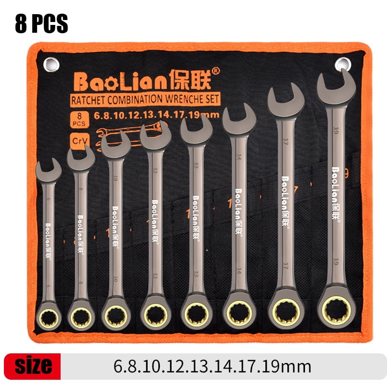 Universal Torx Wrench Adjustable Torque 8-24mm Ratchet Spanner Set For ...