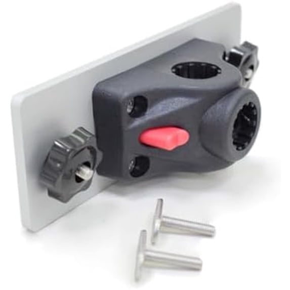 Universal Track Bracket, 360° Rotating Fishing Rod Base for Versatrack ...