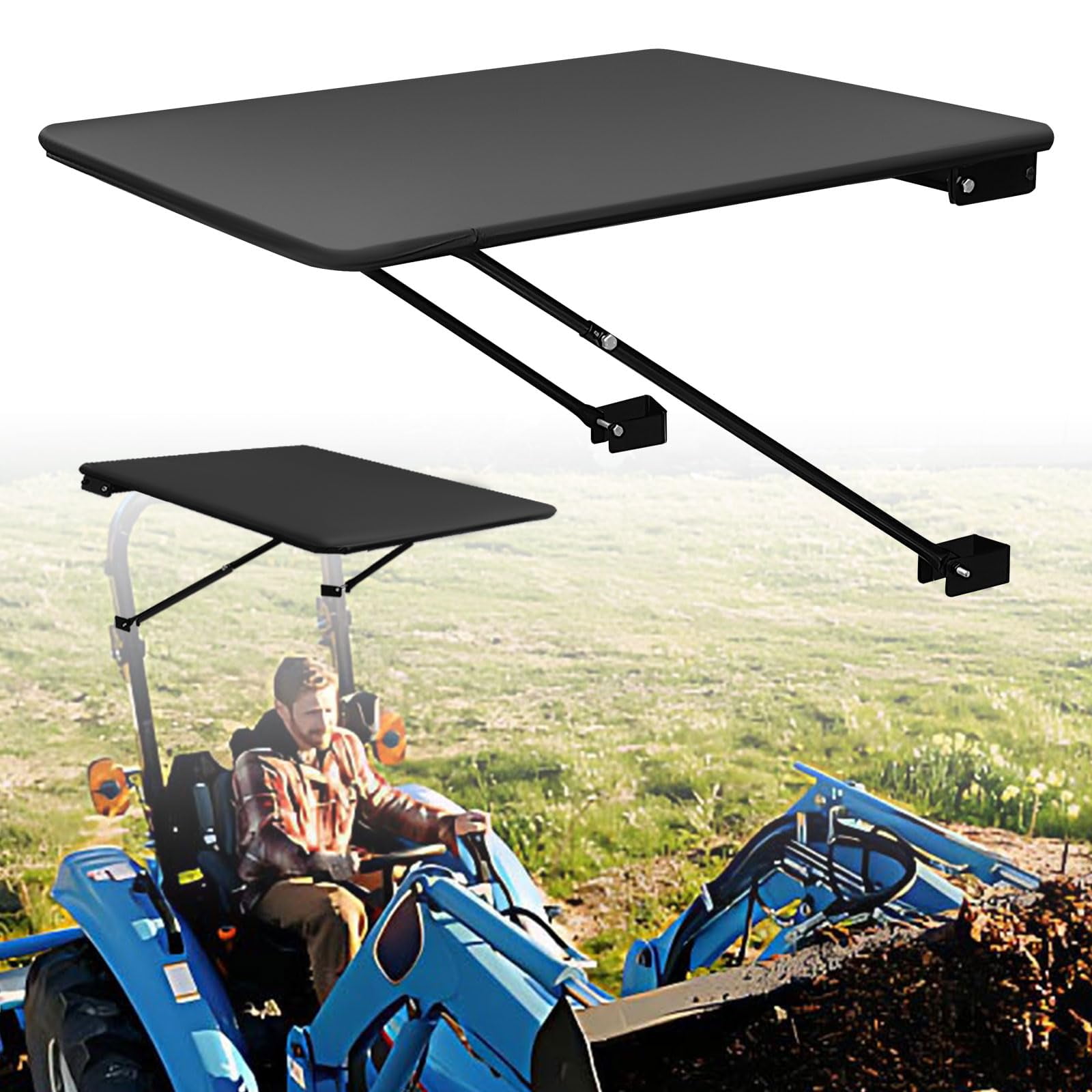 Universal Tractor Canopy for ROPS – UV-Resistant Sunshade for Compact ...