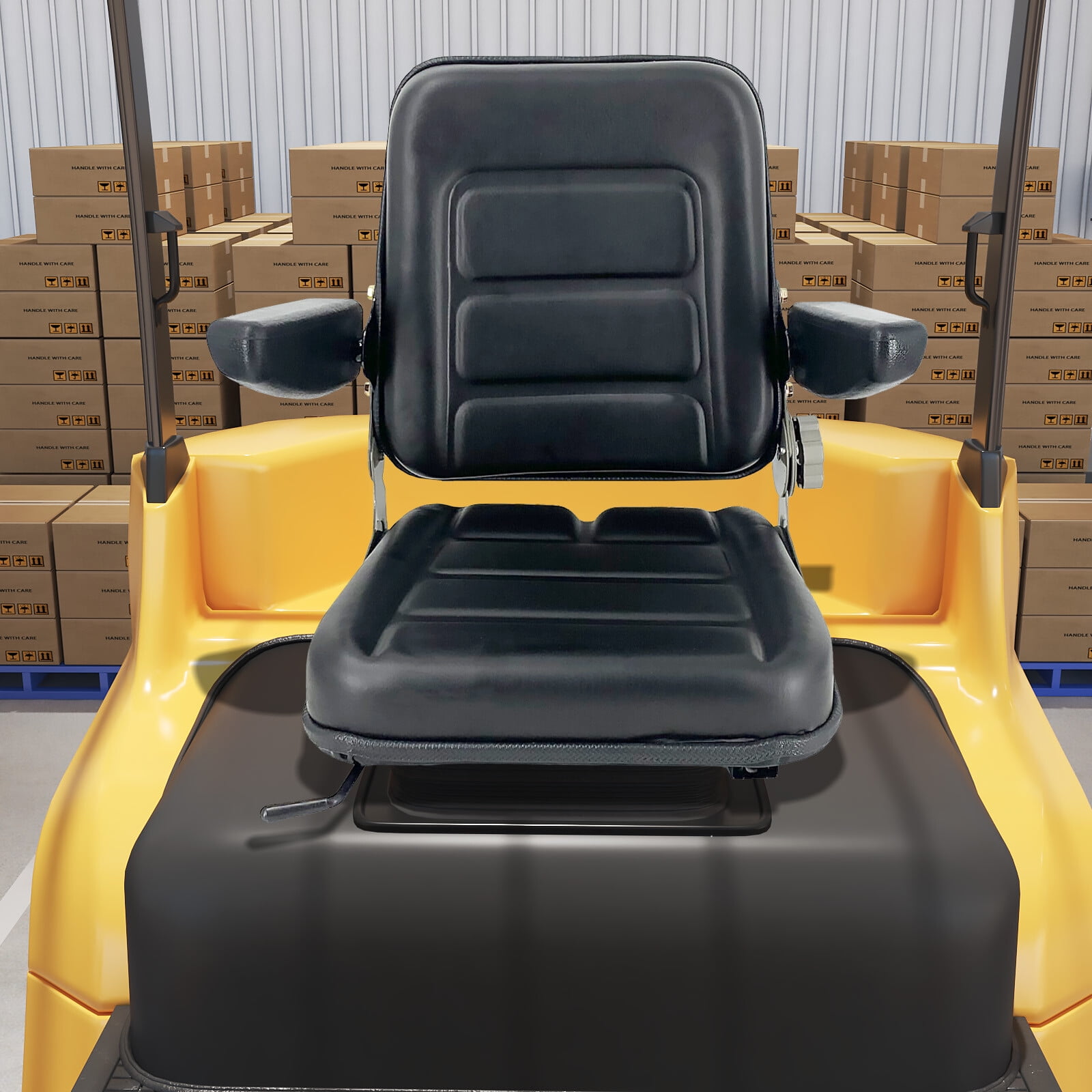 Universal Tractor/Forklift/Excavator Seat Sliding Fold Seat with ...
