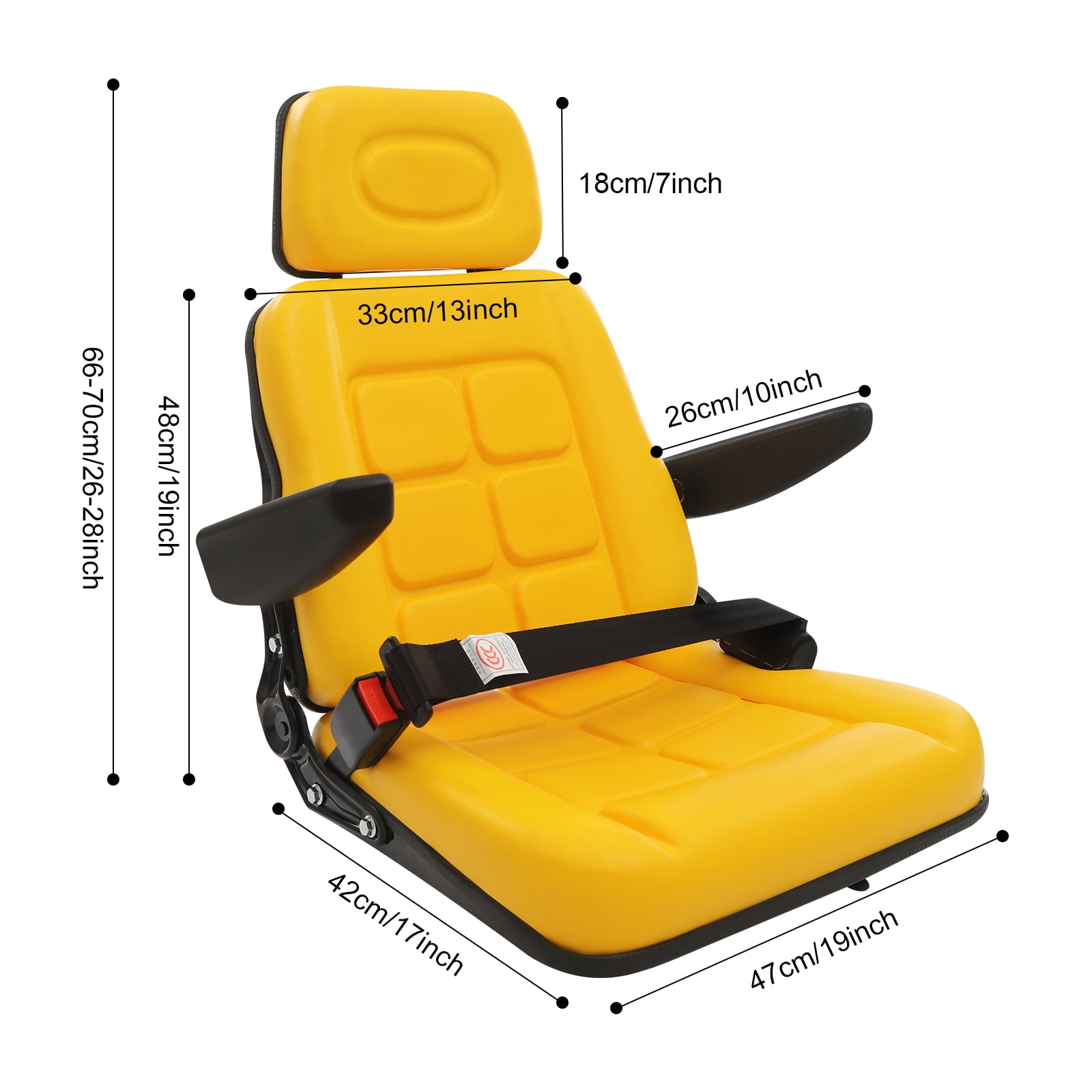Universal Tractor Seat, Adjustable Tractor Seat, PVC Tractor Seat ...