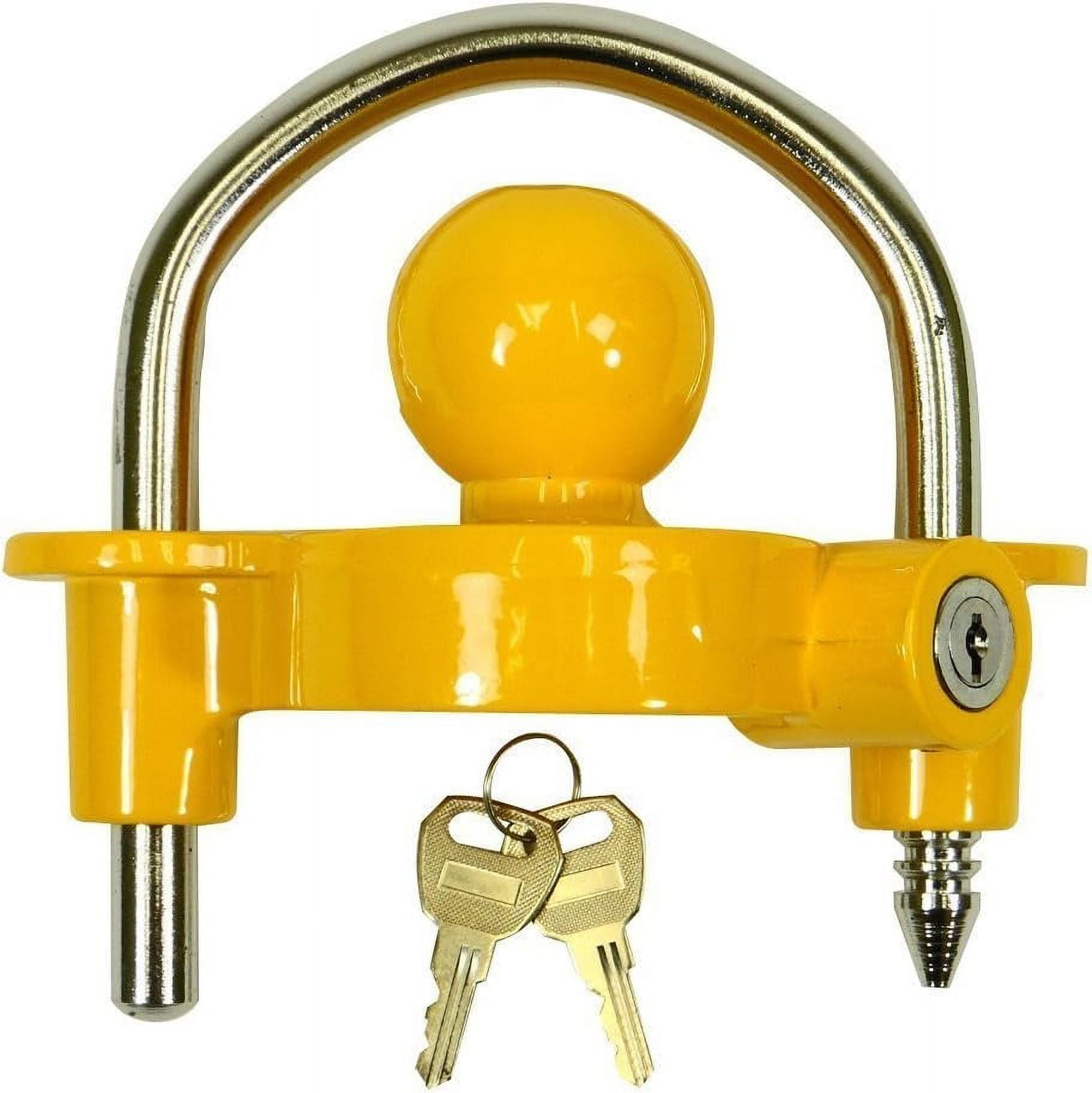 Universal Trailer Coupler Lock Heavy Duty Lock Protection Key ...