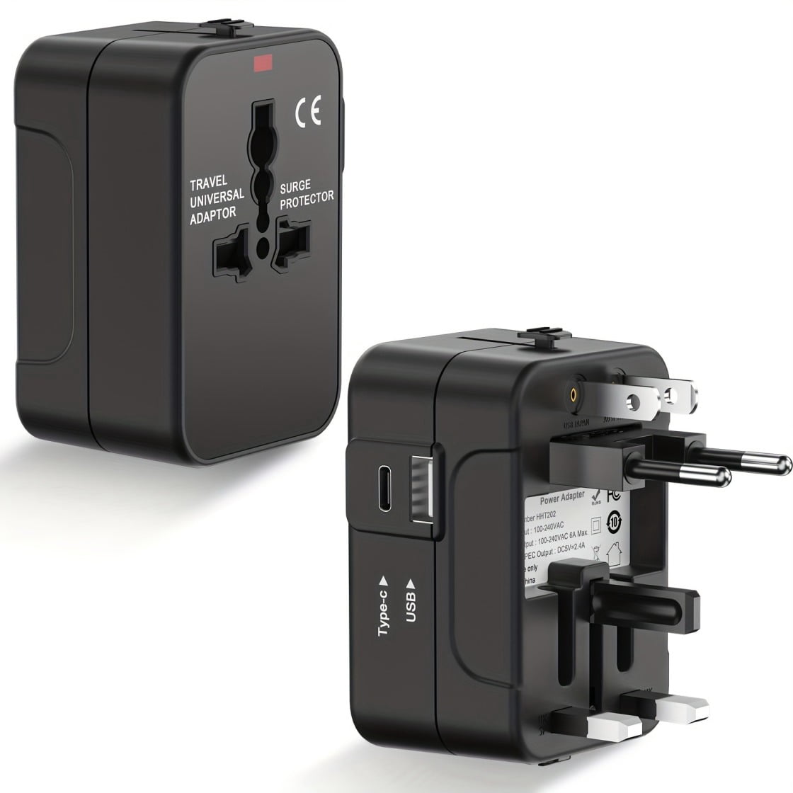 Universal Travel Adapter, International Conversion Plug Adapter with ...