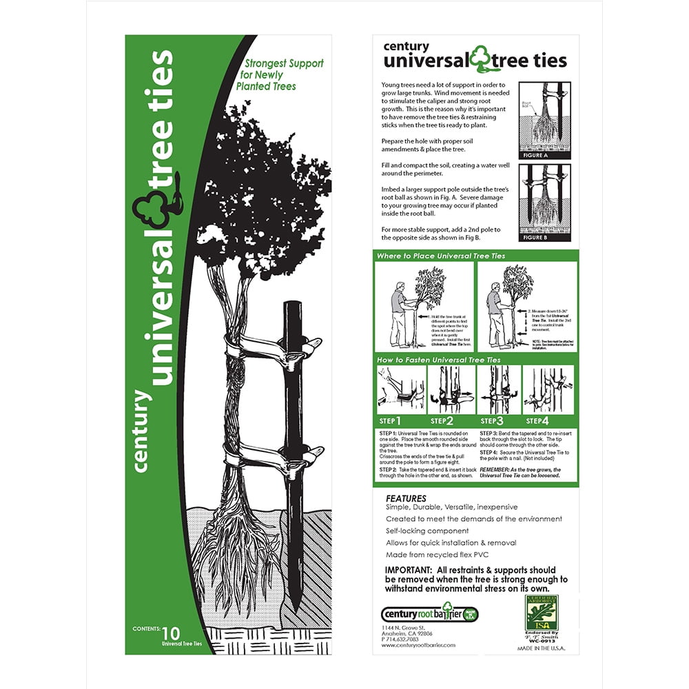Universal Tree Ties (10 Pack) - Walmart Business Supplies