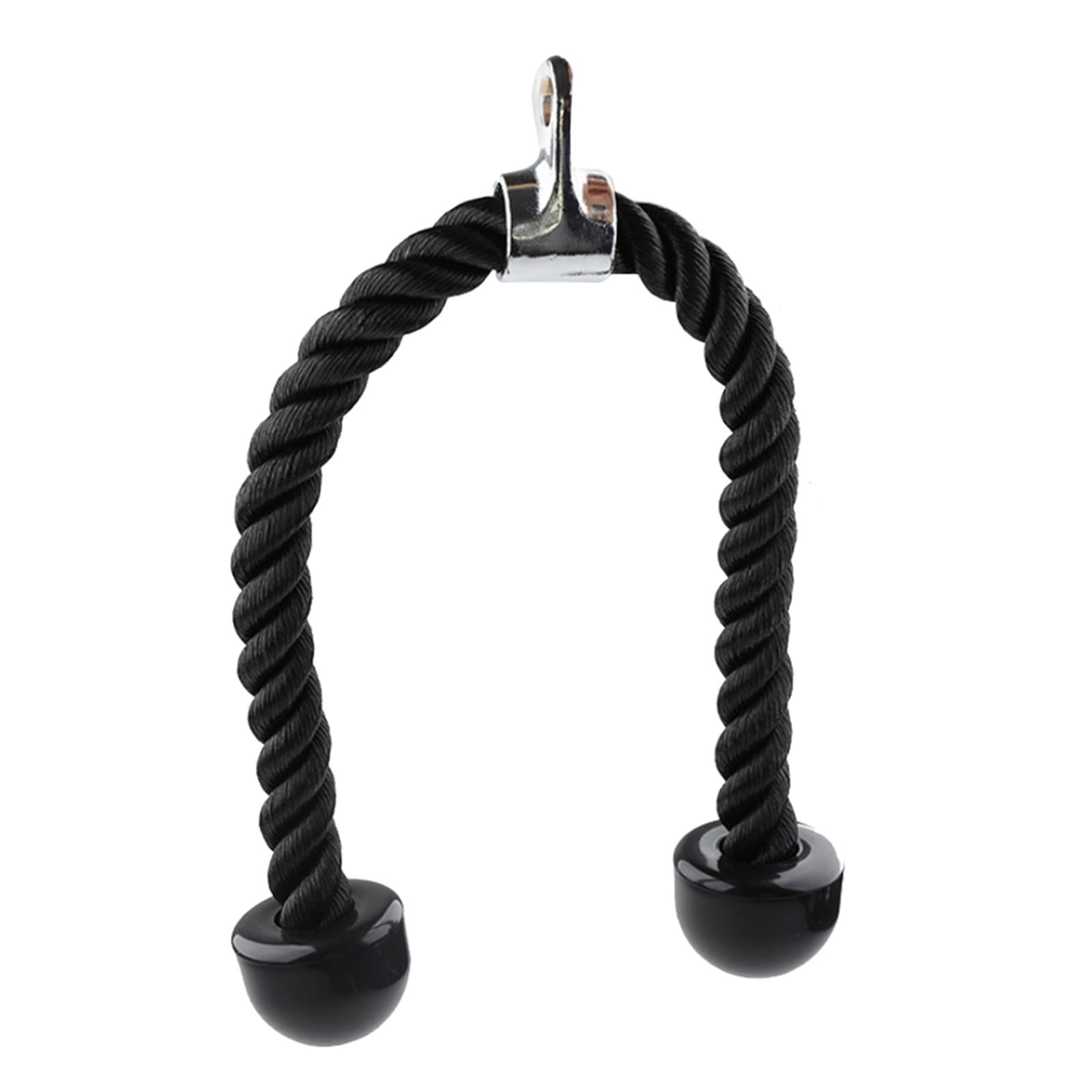 Universal Tricep Rope Pull Down Handle, 27'' Nylon Rope, Easy to Non ...