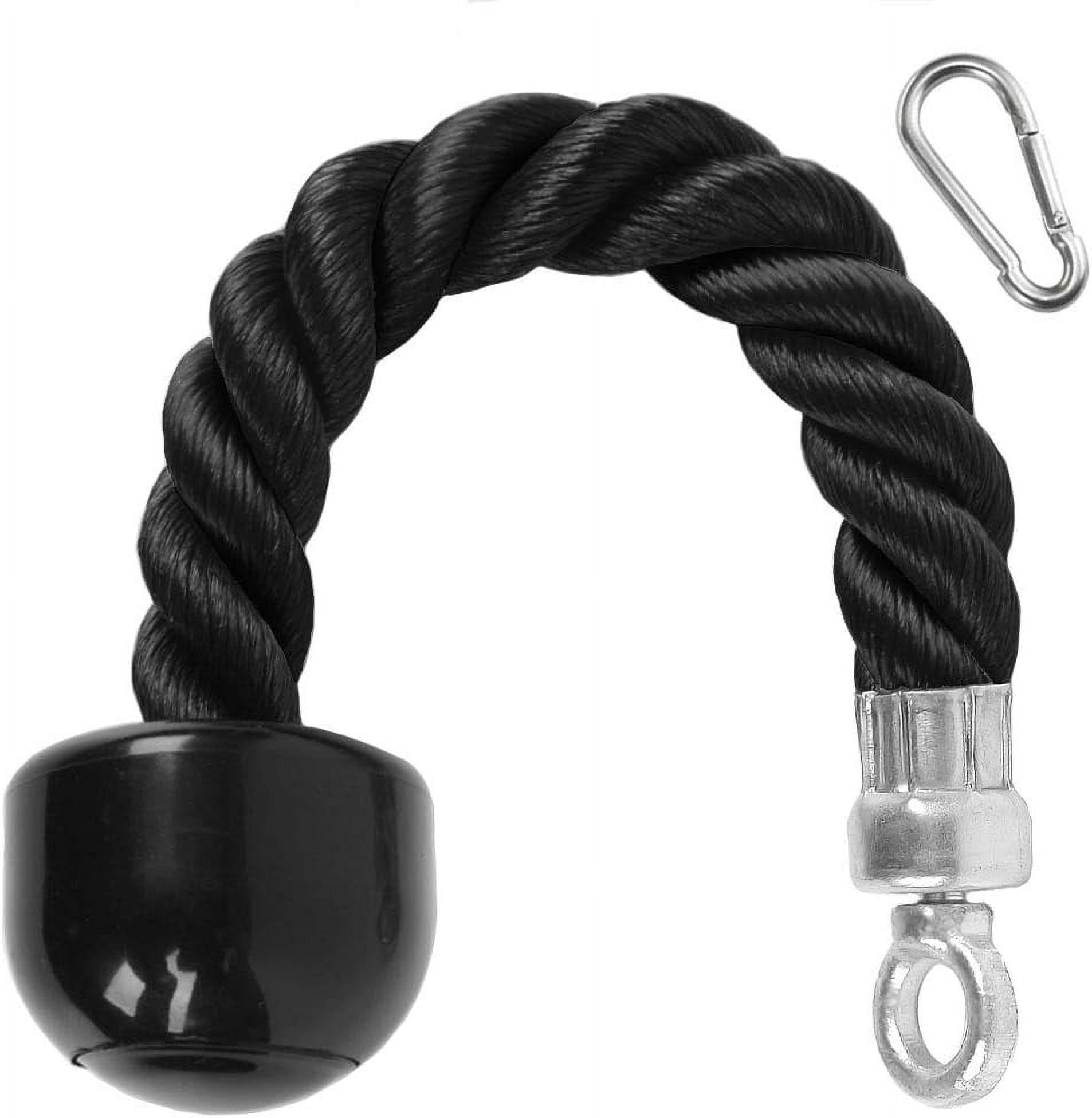 Universal Tricep Rope, Strength Training Heavy Duty Nylon Braided Cable ...