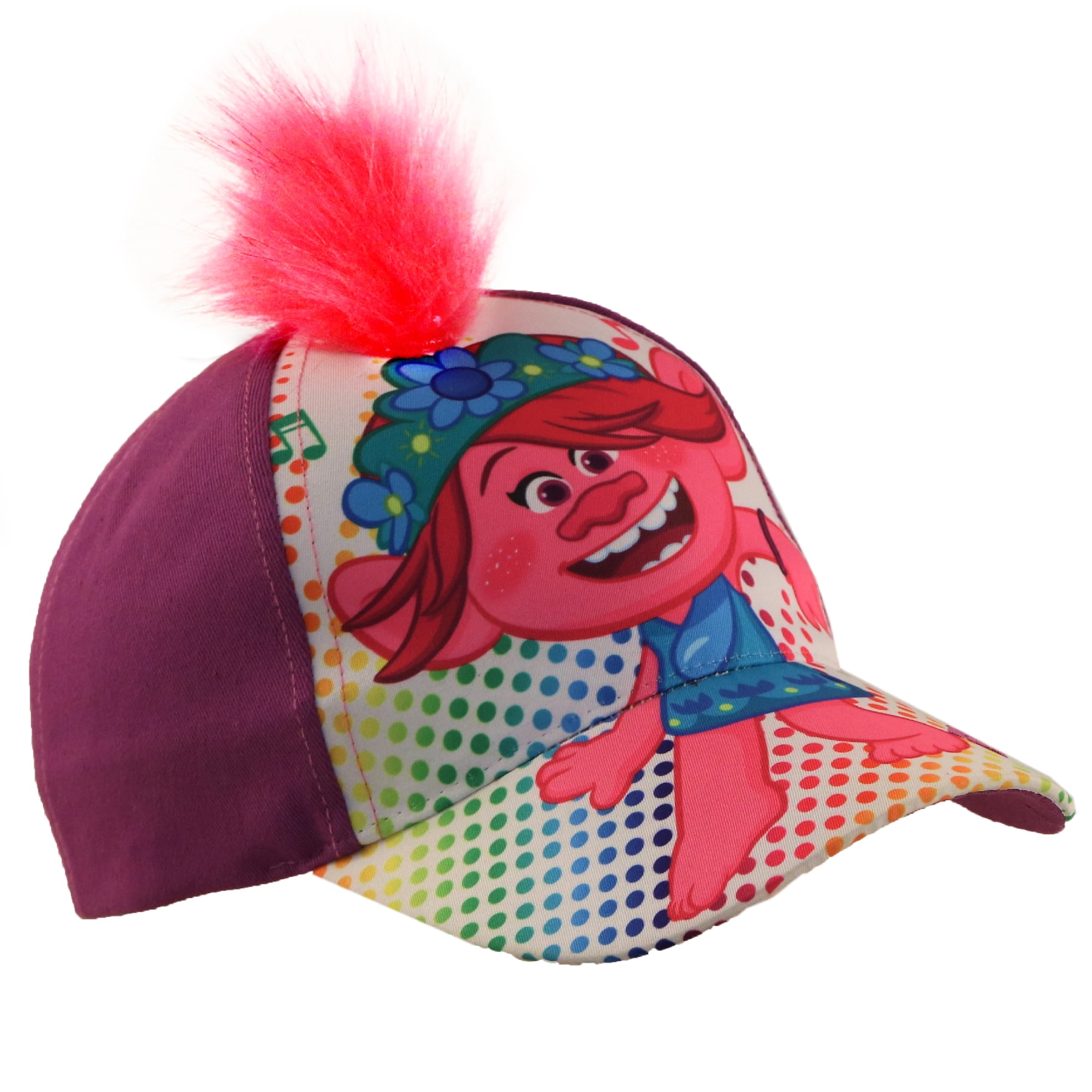 Universal Trolls Baseball Cap for Girls, Kids Baseball Hat for Children ...