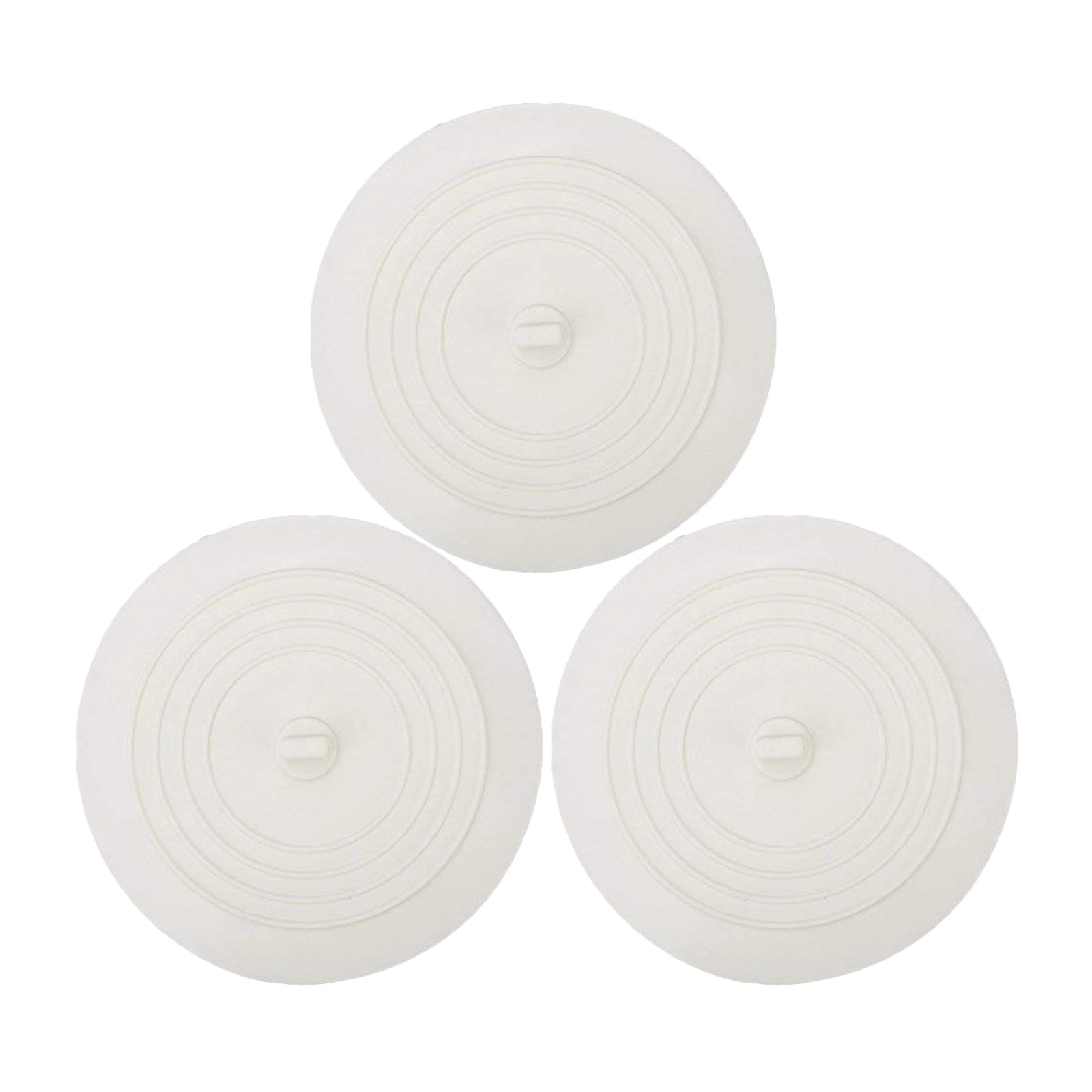 Universal Tub Stopper & Sink Hair Stopper - Flat Cover Bathtub Plug ...