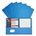 Universal Two-Pocket Portfolio, Embossed Leather Grain Paper, 11 x 8.5 ...