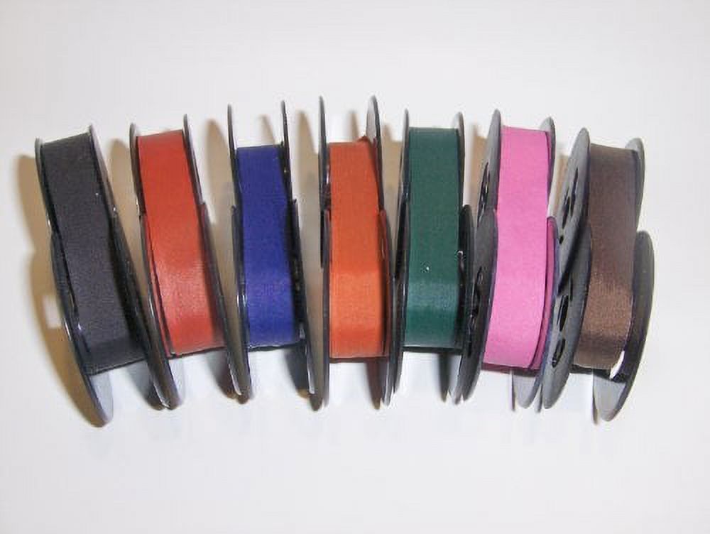 Universal Typewriter Ribbon - 1/2 Inch Black and Red Ink Twin Spool ...