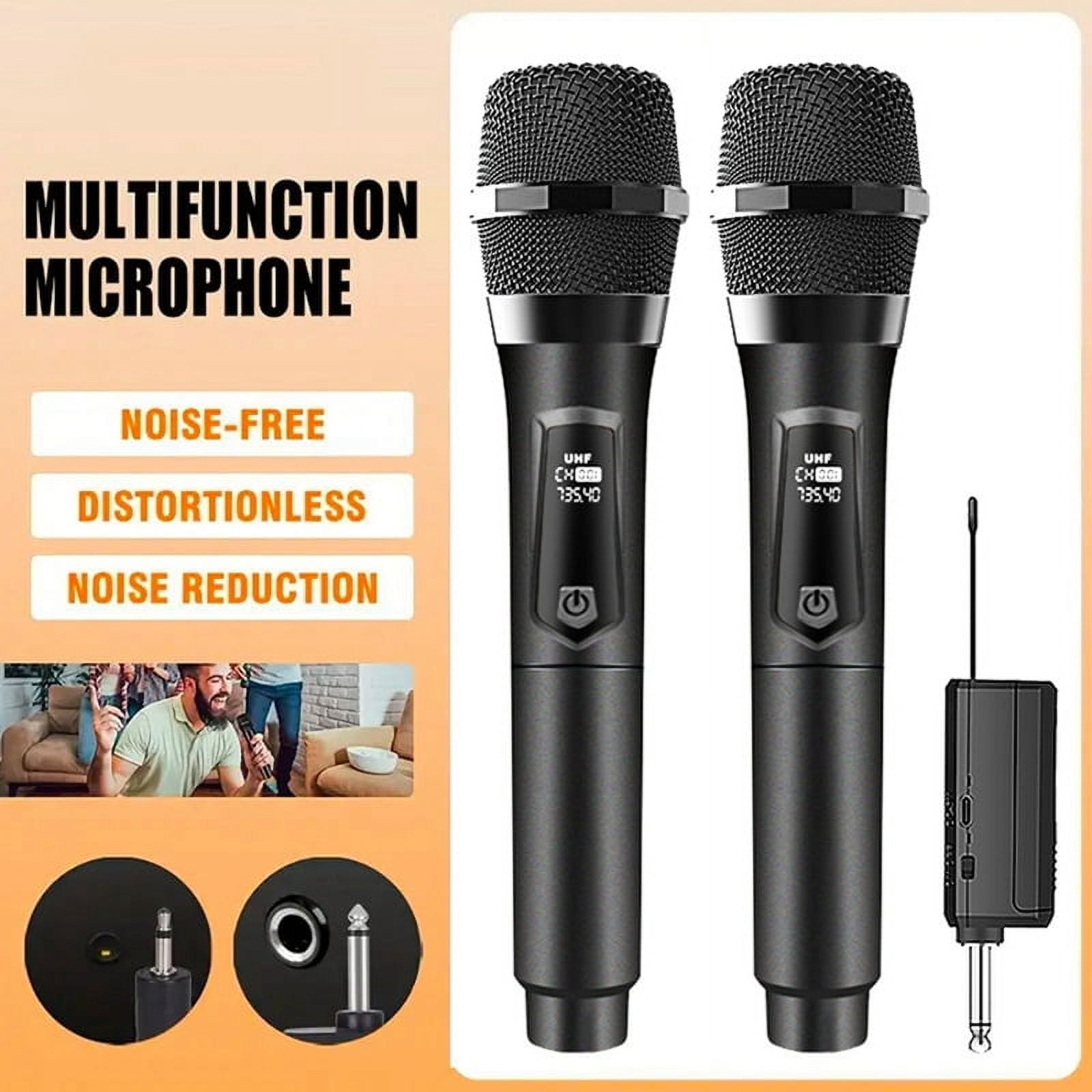 Universal U-Segment Rechargeable Wireless Microphone One-to-Two ...