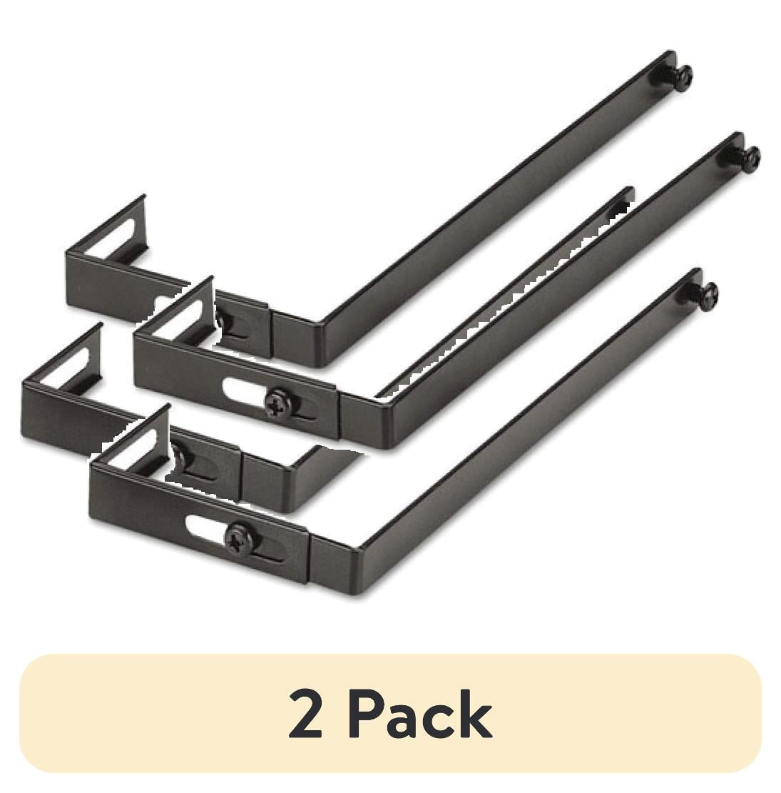 (2 pack) Universal Adjustable Cubicle Hangers Easy Use, Black, 2 Count ...