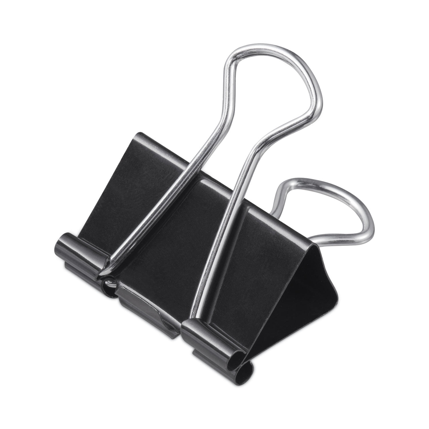 Universal UNV11060 Binder Clips with Storage Tub - Mini, Black/Silver ...