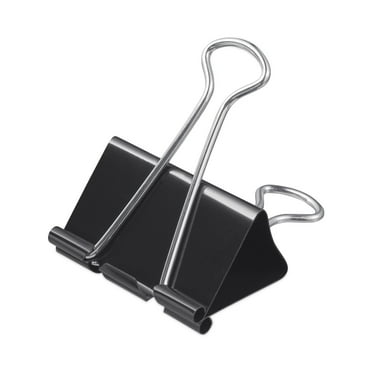 Business Source Small Binder Clips - Steel, Zinc, Black, 40 Pack for ...