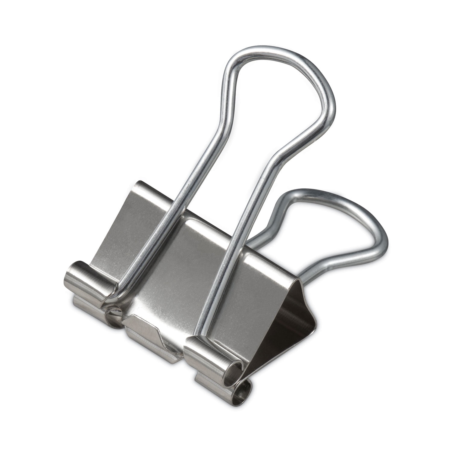 Universal UNV11240 Binder Clips with Storage Tub - Small, Silver (40 ...