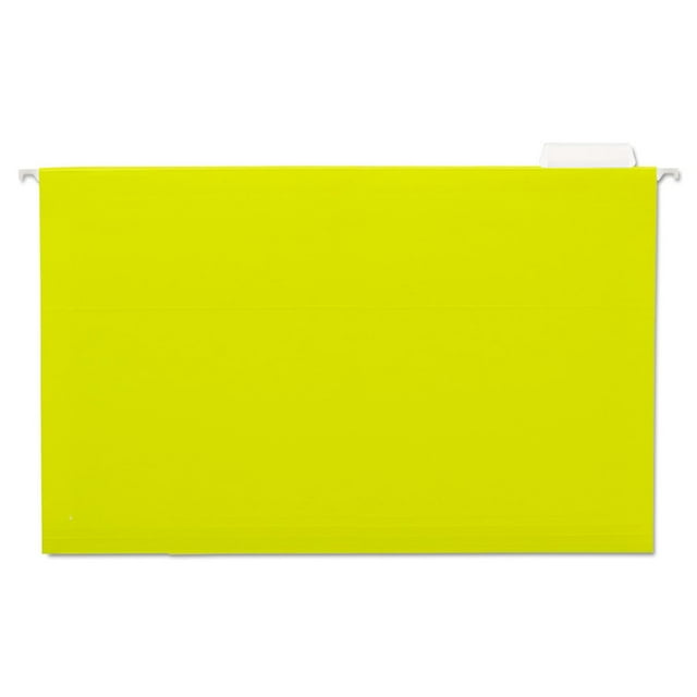 Universal UNV14219 1/5-Cut Tab Deluxe Bright Color Hanging File Folders ...