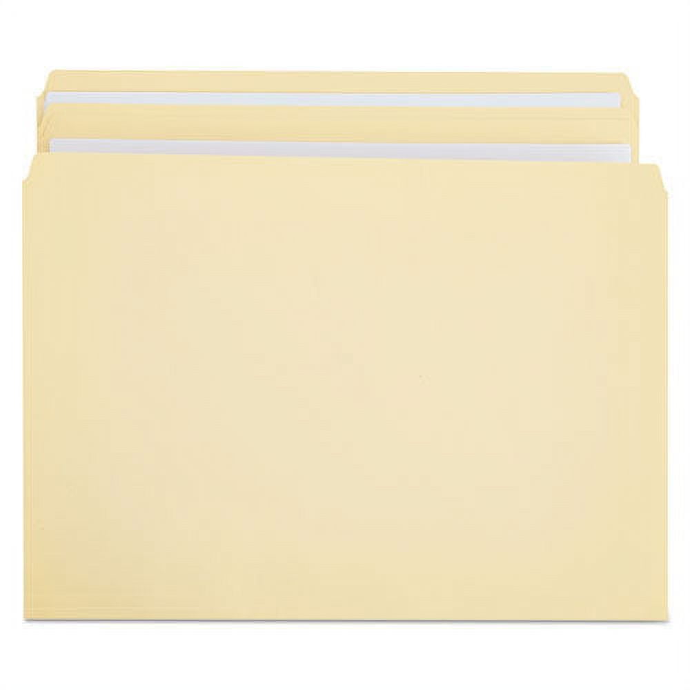 Universal UNV16110 2-Ply Straight Top Tab File Folders - Letter Size ...