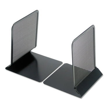 Universal Economy Bookends, 5 7/8 x 8 1/4 x 9, Heavy Gauge Steel, Black ...