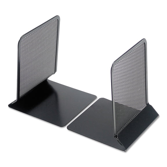 Universal Heavy Duty Bookends, Sturdy Metal, Non-Slip, Large 5 7/8 x 8 ...