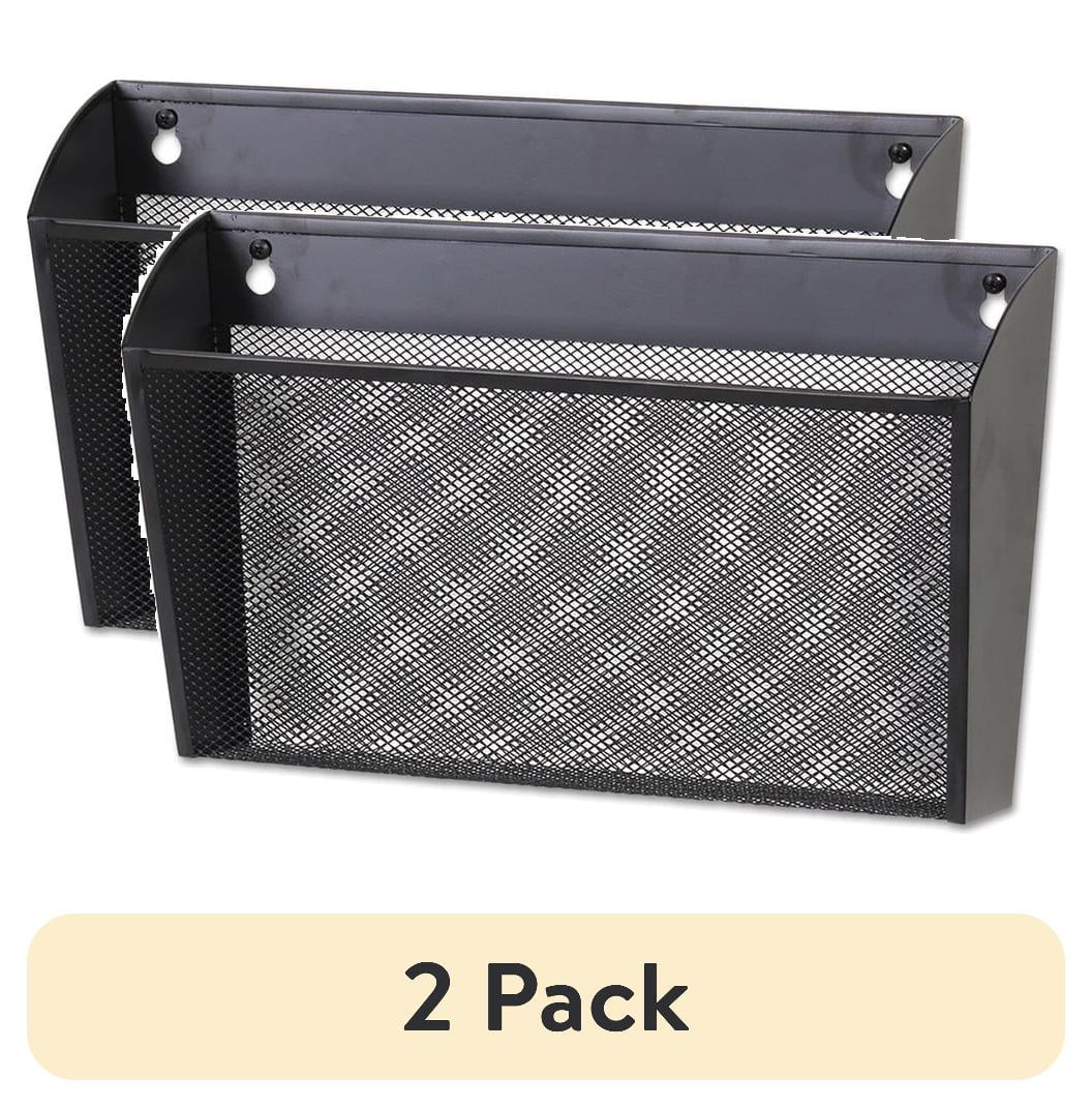 (2 pack) Universal UNV20026 14 in. x 3.1 in. x 8.2 in. Metal Mesh Wall ...