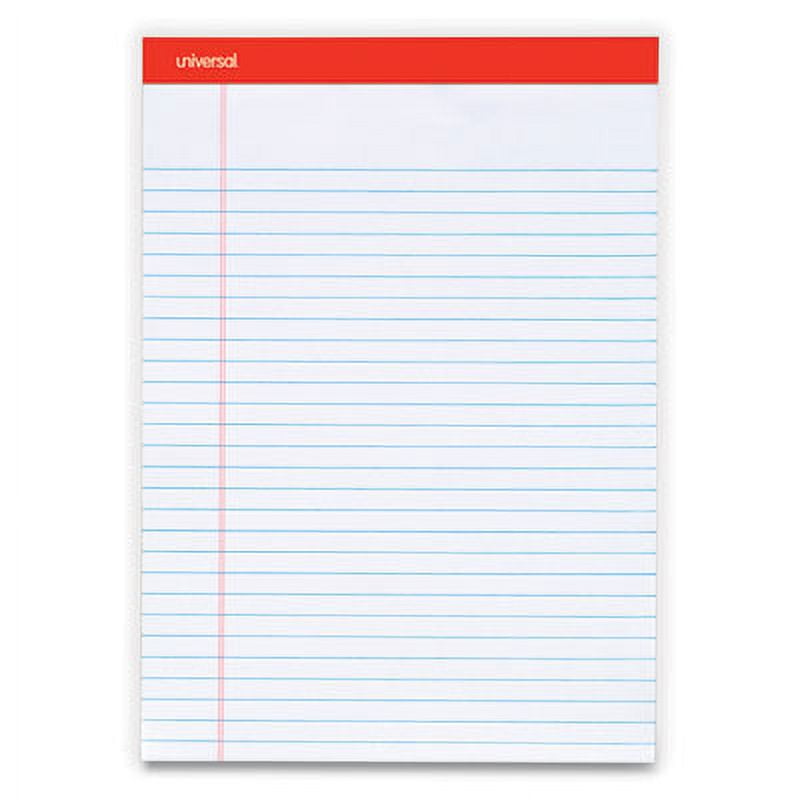 Universal UNV20630 Perforated Edge Writing Pad, Legal Ruled, Letter ...