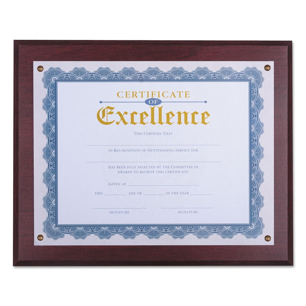Universal UNV76825 Customizable Office Acrylic Award Plaque with Blank ...