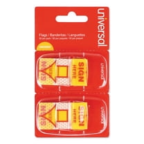 Redi-Tag, RTG76809, Sign Here Red Arrow Page Flags, 50 / Pack, Red ...