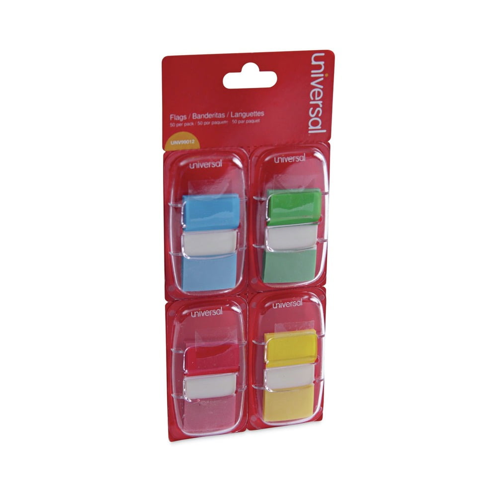 Universal UNV99012 Deluxe 1 in. x 1-3/4 in. Pop-Up Page Flags ...