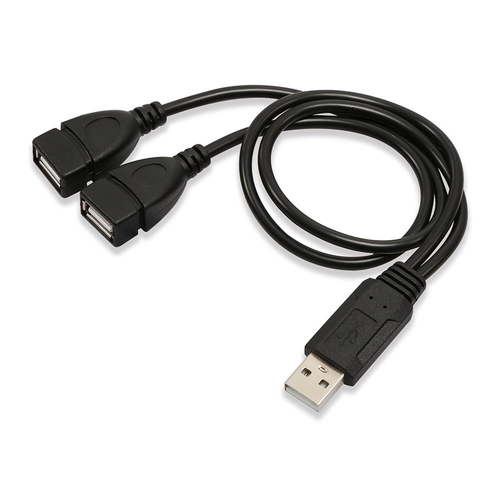 Universal USB 3.0 2.0 Male To Dual USB 3.0 Female Jack Splitter 2 Port ...