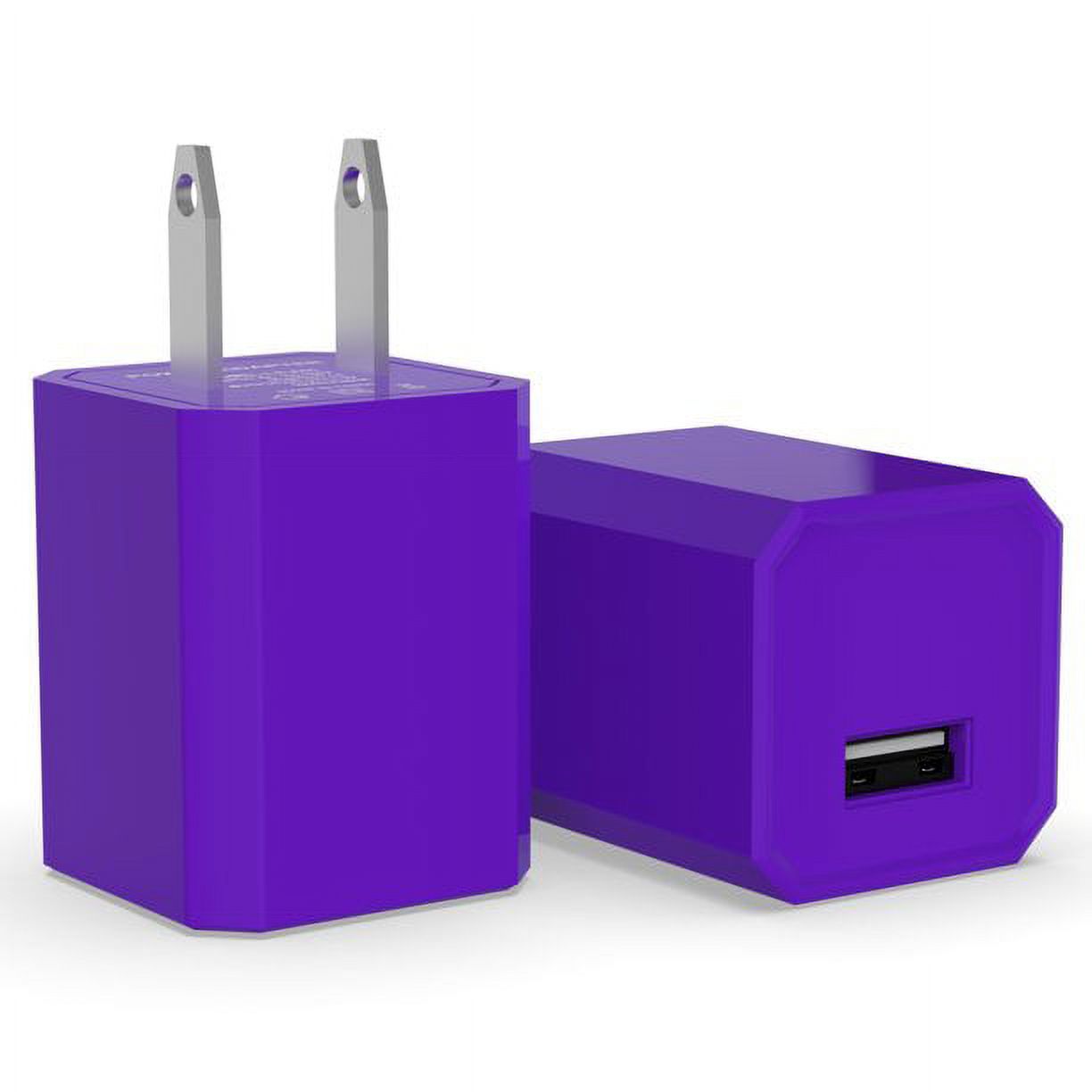 Universal USB Wall Charger (Purple) - Walmart.com