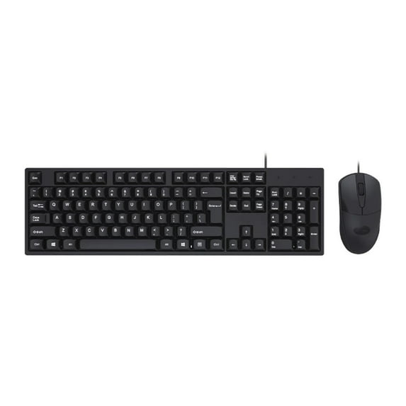 Universal USB Wired Business and Gaming Keyboard Set with Mute Keys for ...