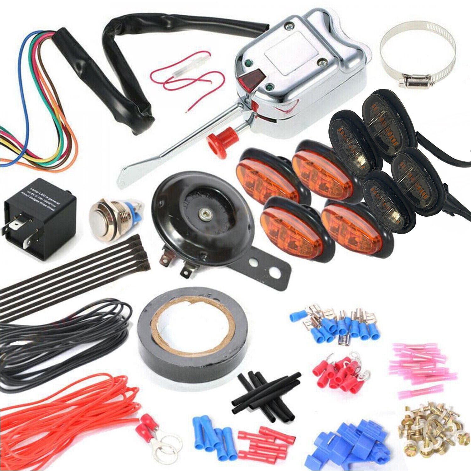 Universal UTV Turn Signal Horn Street Legal Kit For Polaris Ranger ...