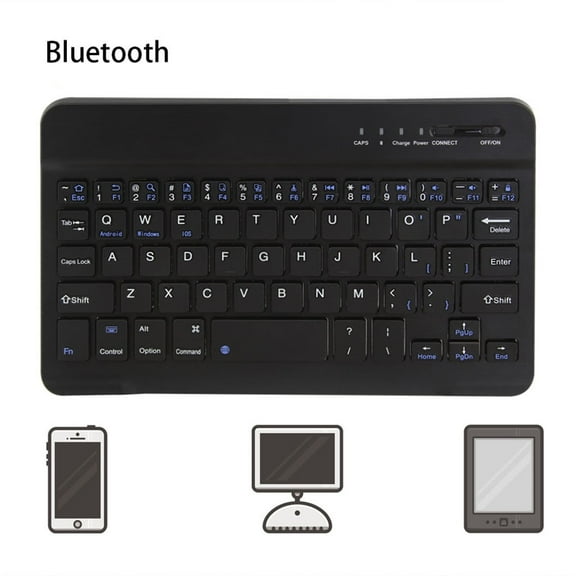 RREGER-HB305-2 Universal Multi-Device Bluetooth Keyboard Ultra Compact ...