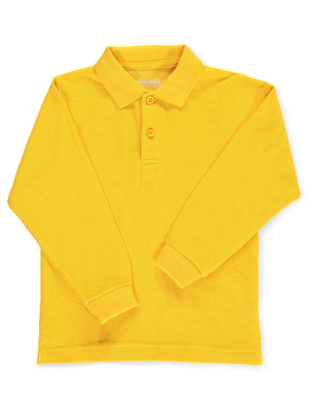 Universal Unisex L/S Pique Polo Color: gold Size: 3t - Walmart.com