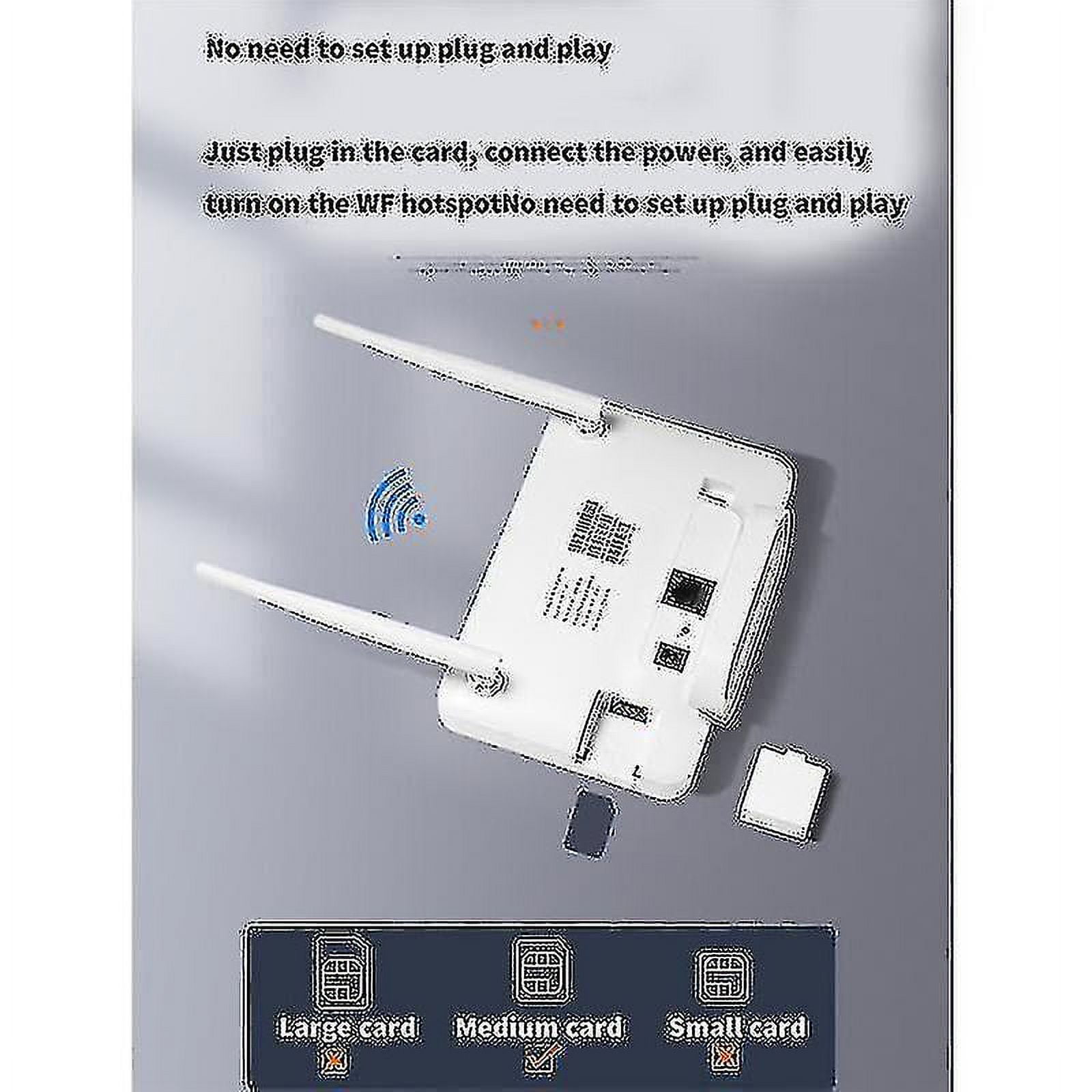 Universal Unlocked 4g Lte Cpe Router Modem Sim Card Slot Eu Plug ...
