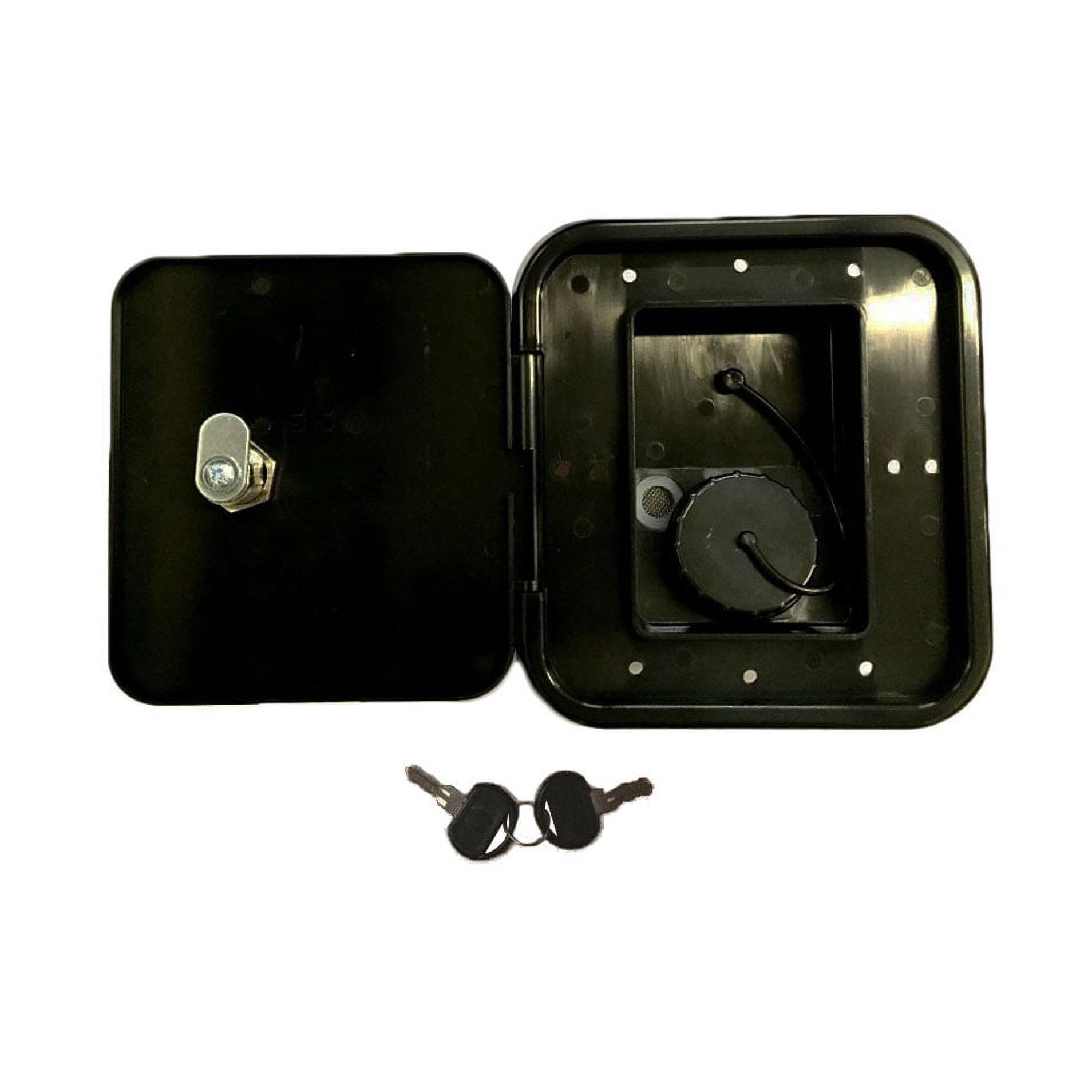 Universal Valterra Black Gravity Water Hatch Fill Dish Lock Keys RV ...