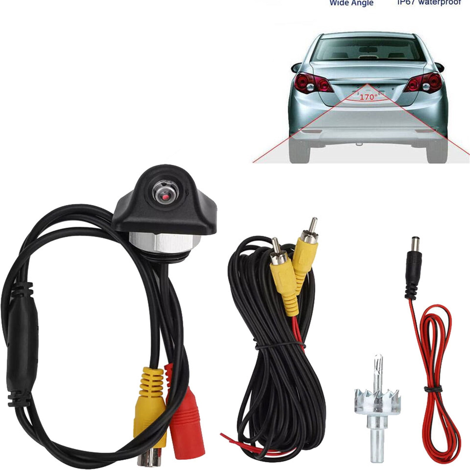 Universal Vehicle Backup Camera System with Enhanced Night and Wide ...