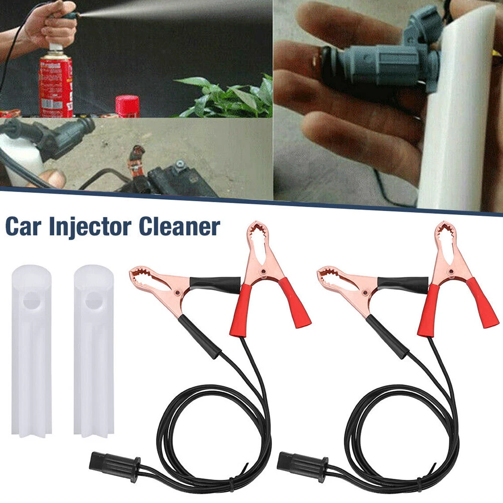 Universal Vehicle Fuel Injector Flush Cleaner Adapter DIY Kit Car ...