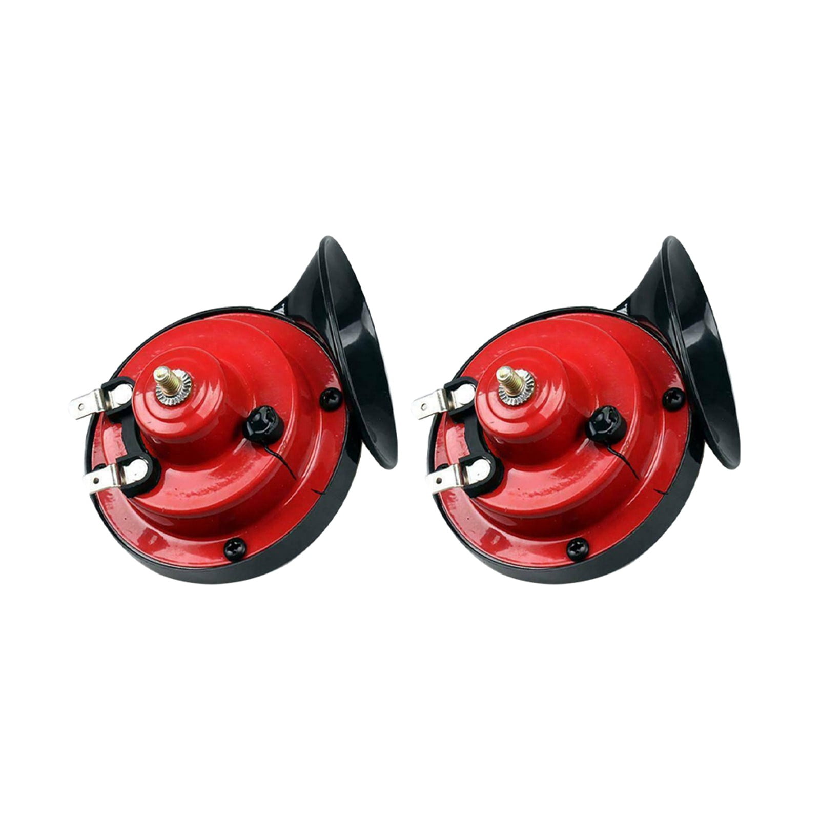 Universal Vehicle Horn High Low Tone Sound Compact Design 12V 24V ...