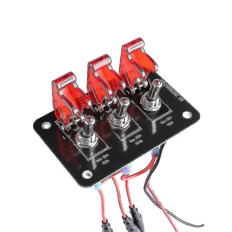 Universal Vehicle On-board Power Panel 12-24v Switch Panel With 20a ...