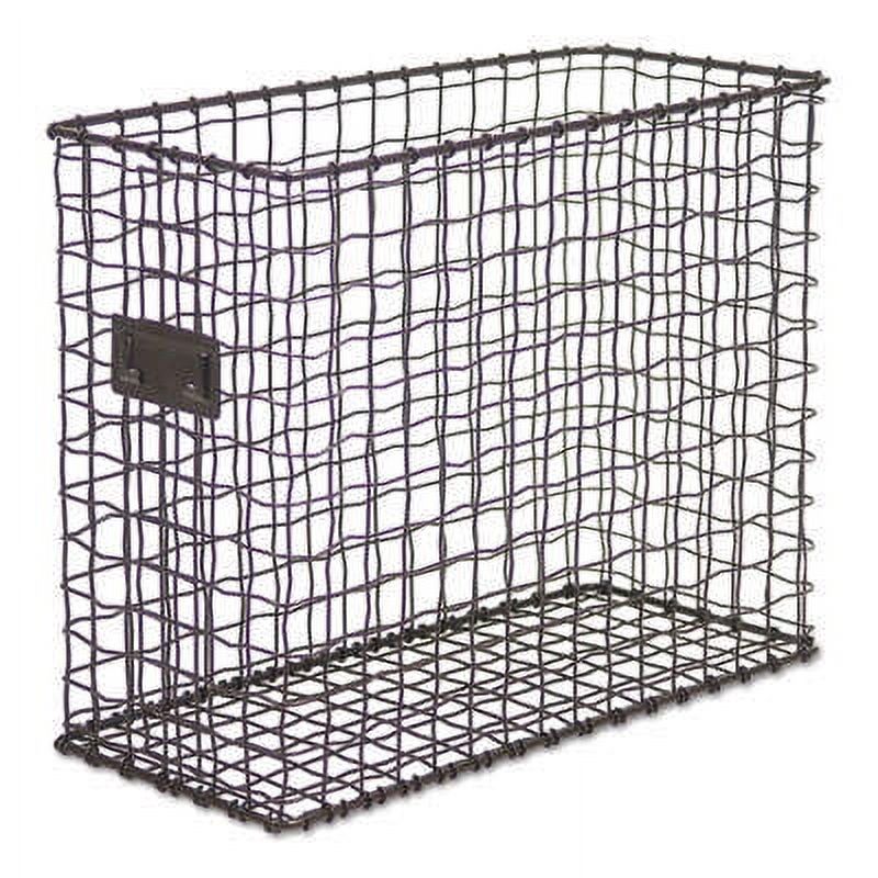 Universal Vintage Wire Mesh File Holder, Top Loading, 6 x 13.63 x 10.13 ...
