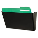 Universal Wall File, Add-on Pocket, Plastic, Black -UNV08122 - Walmart.com