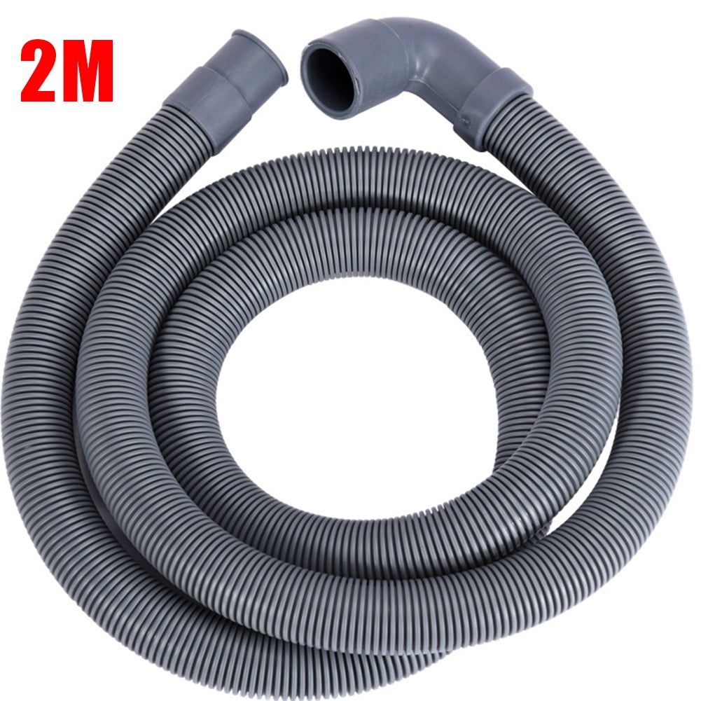 Universal Washing Machine Dishwasher Drain Waste Hose Extension Pipe 2m ...