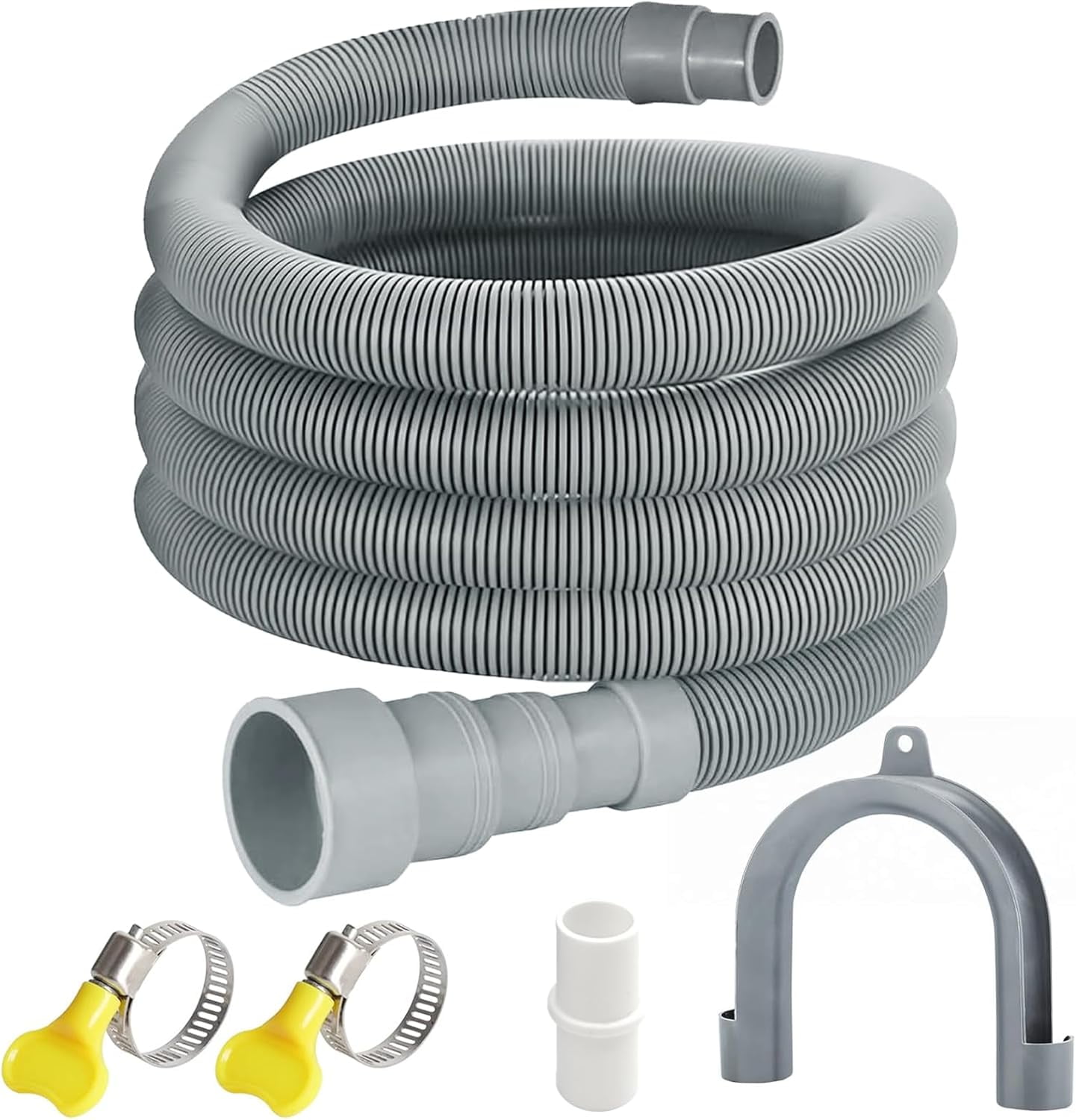 Universal Washing Machine Drain Hose, 10 Feet Flexible Washer Drain ...