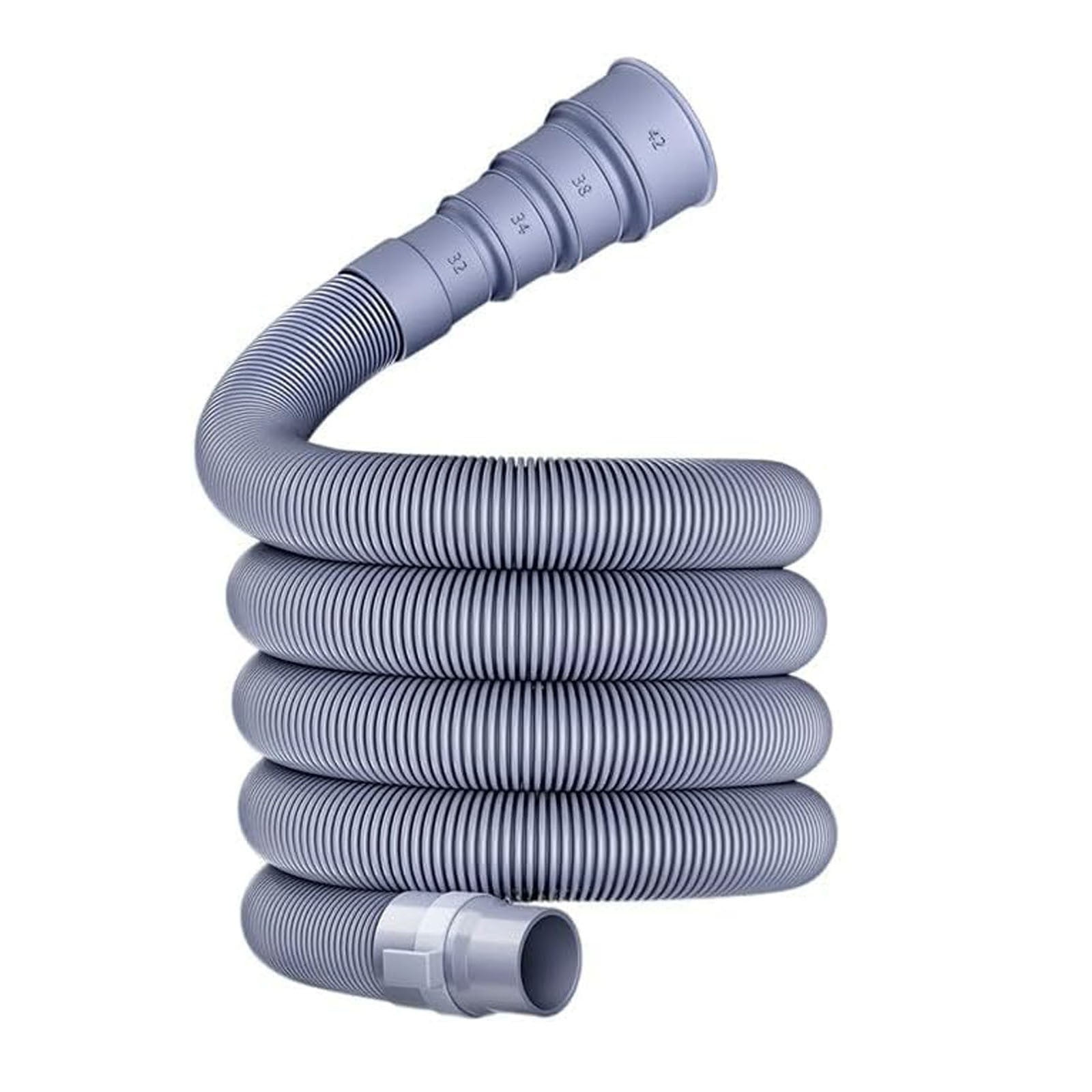 Universal Washing Machine Drain Hose Extension Kit, Flexible Corrugated ...