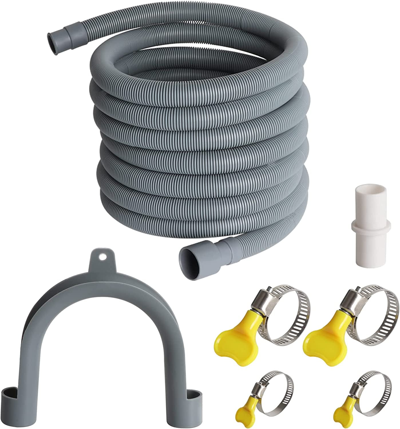 Universal Washing Machine Drain Hose Extension Kit Includes 23FT ...