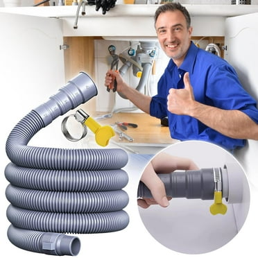 Washing Machine Drain Hose Extension Flexible Durable Plumbing Fitting ...