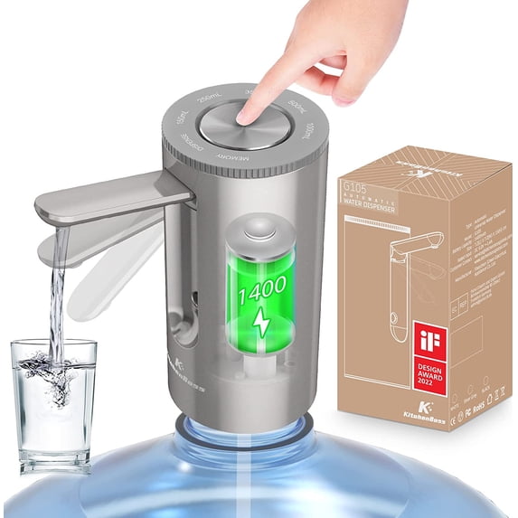Universal Water-Bottle Pump Dispenser 5-Gallon: Foldable Automatic ...